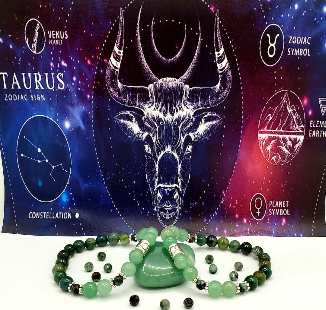 Gemstones for Taurus-green Aventurine, Emerald, and Moss Agate Gemstone ...