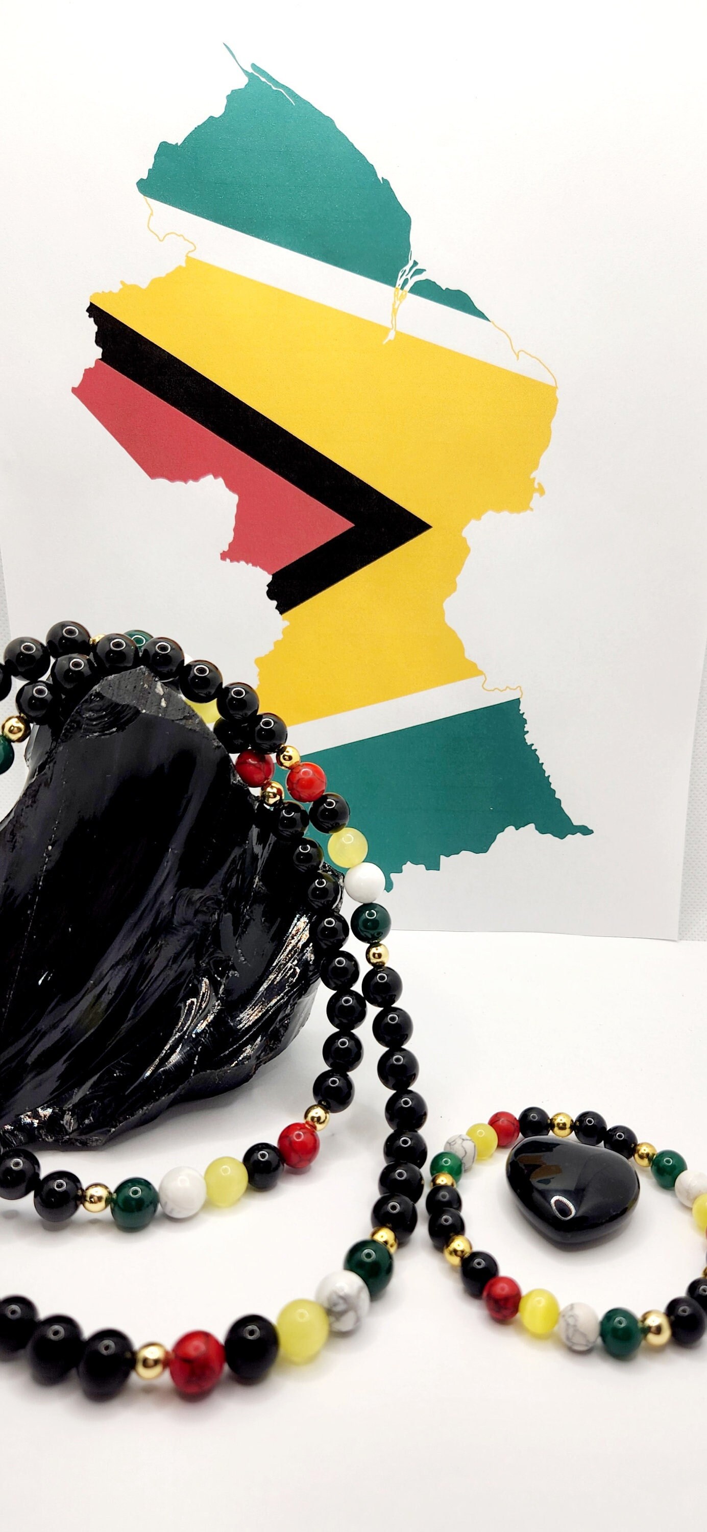 Guyanese Gemstone Necklace and Bracelet. Perfect to Wear at Carnival or ...
