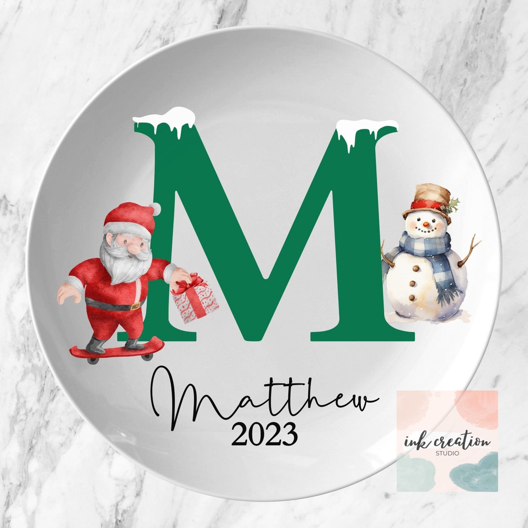Personalized Plates for Kids Baby, Custom Kids Name Plate Sets With ...