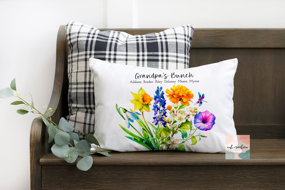 Grandpa Garden Gift Ideas, Grandpa Christmas Gift, Custom Birth Month ...