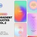 Canva Aura Gradient Quotes, Aesthetic Gradient Quotes, Customizable ...