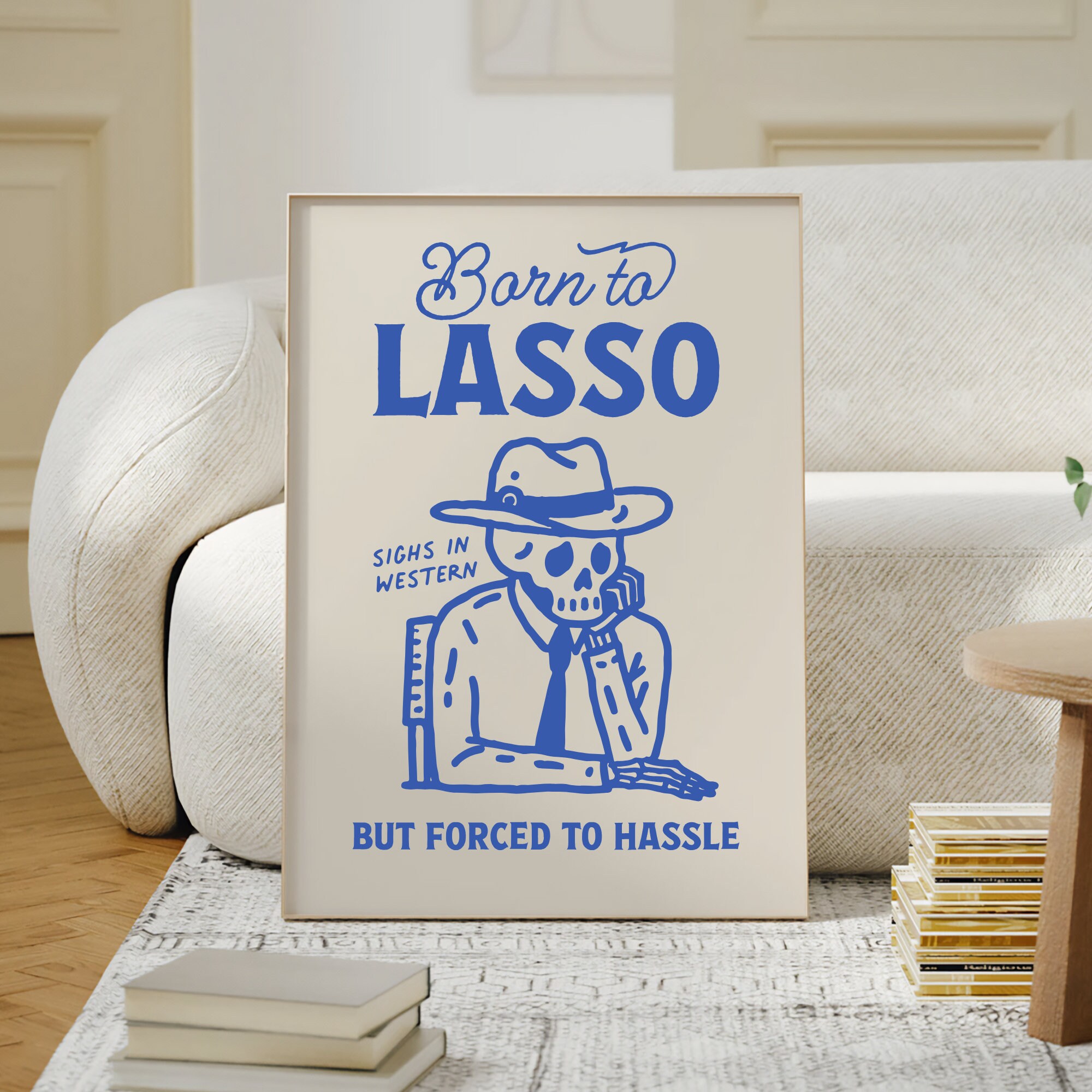 Funny Office Cowboy SVG for Print & Cut, Western Skeleton Cowboy Office ...