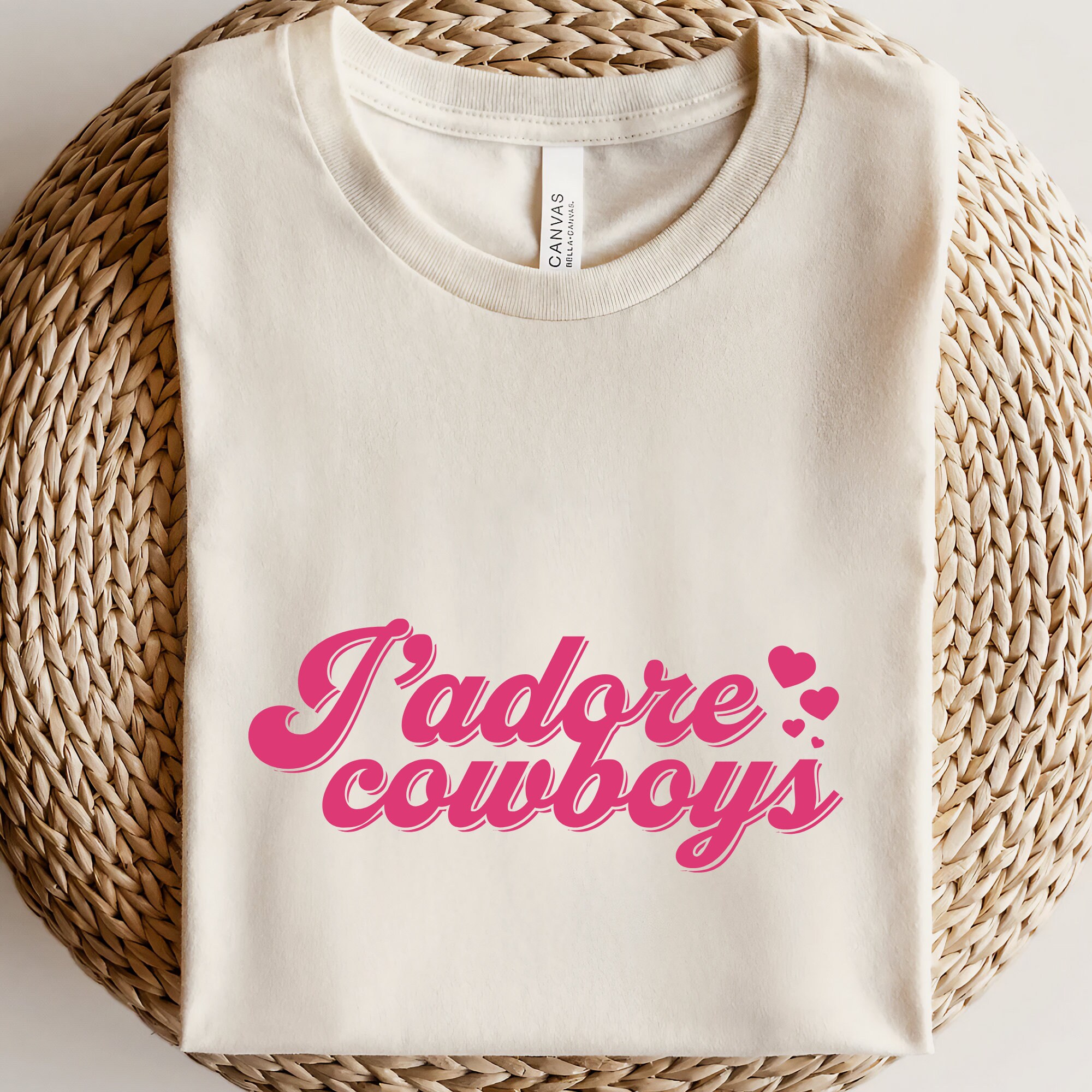 J'adore Cowboy PNG and SVG for Print & Cut, Western Style Chic ...