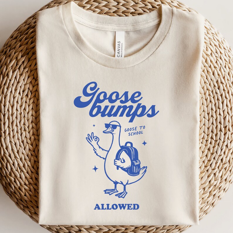 Funny Back to School Goose SVG PNG for Print & Cut, Silly Goose With ...