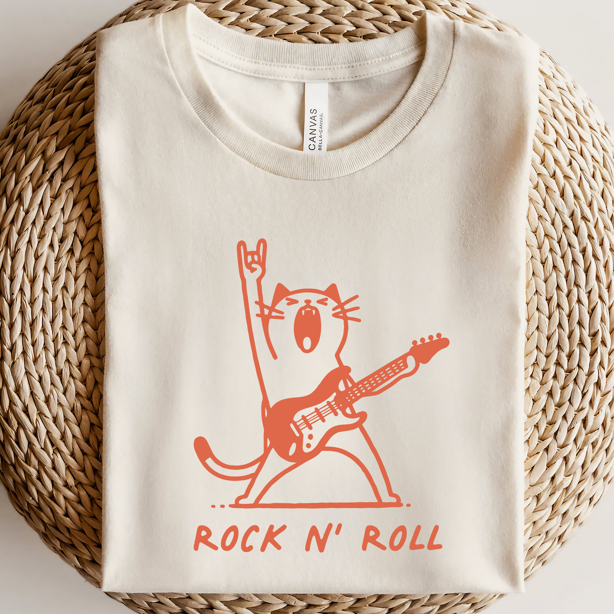 Rock and Roll Cat SVG PNG File for Embroidery & Laser Cut and Print ...