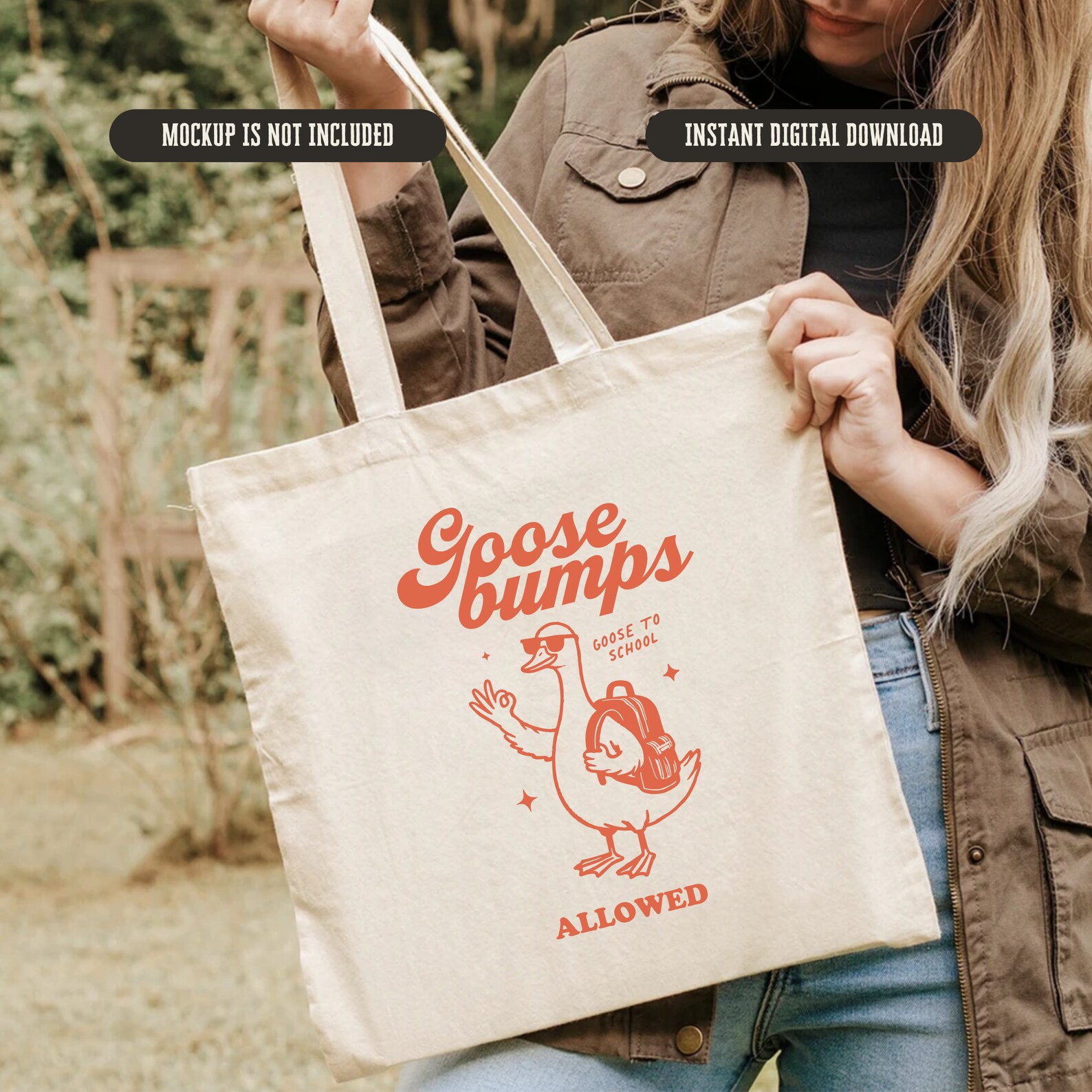 Funny Back to School Goose SVG PNG for Print & Cut, Silly Goose With ...