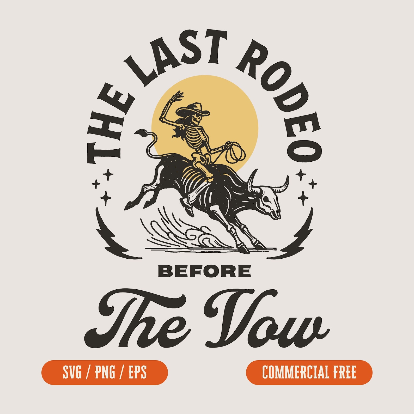 Funny Cowgirl Rodeo SVG File for Print & Cut, Western Style ...