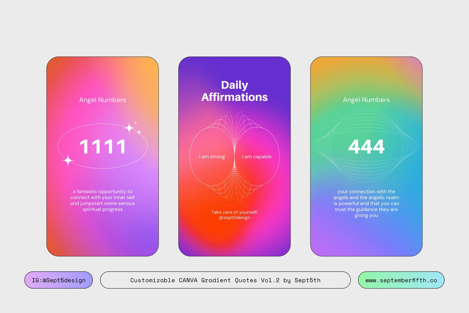 Canva Aura Gradient Quotes, Aesthetic Gradient Quotes, Customizable ...