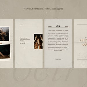Instagram Template for Poets, Writers, and Authors. Writers and Poets ...