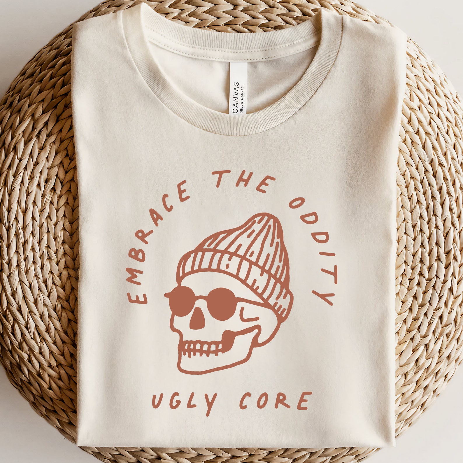 Skull Drawing SVG PNG File for Print & Cut, Ugly Skull With Beanie ...