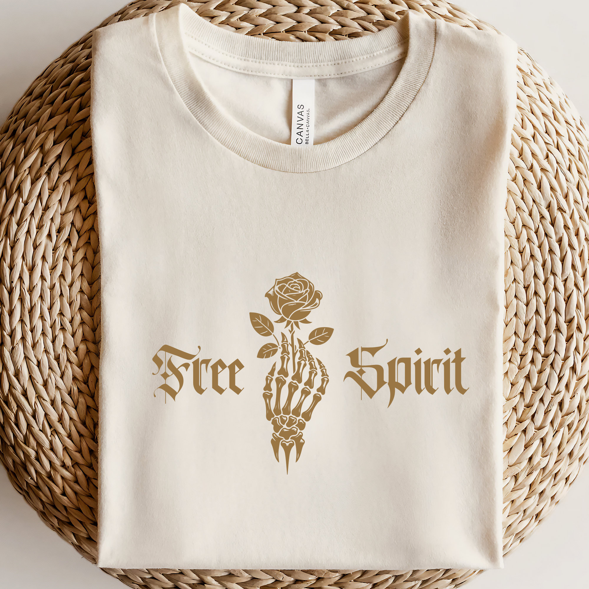 Free Spirit Gothic Tattoo Design SVG File for Print & Cut, Western ...