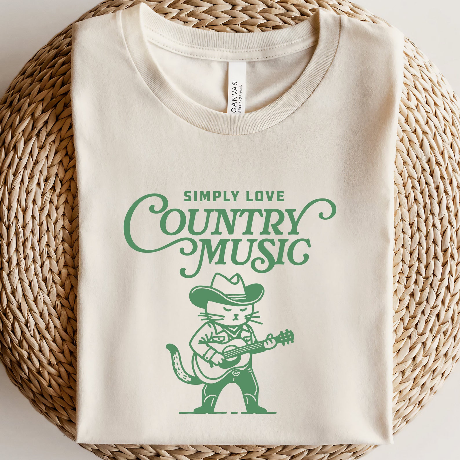 Country Cowboy Cat Playing Guitar PNG and SVG for Print & Laser Cut ...