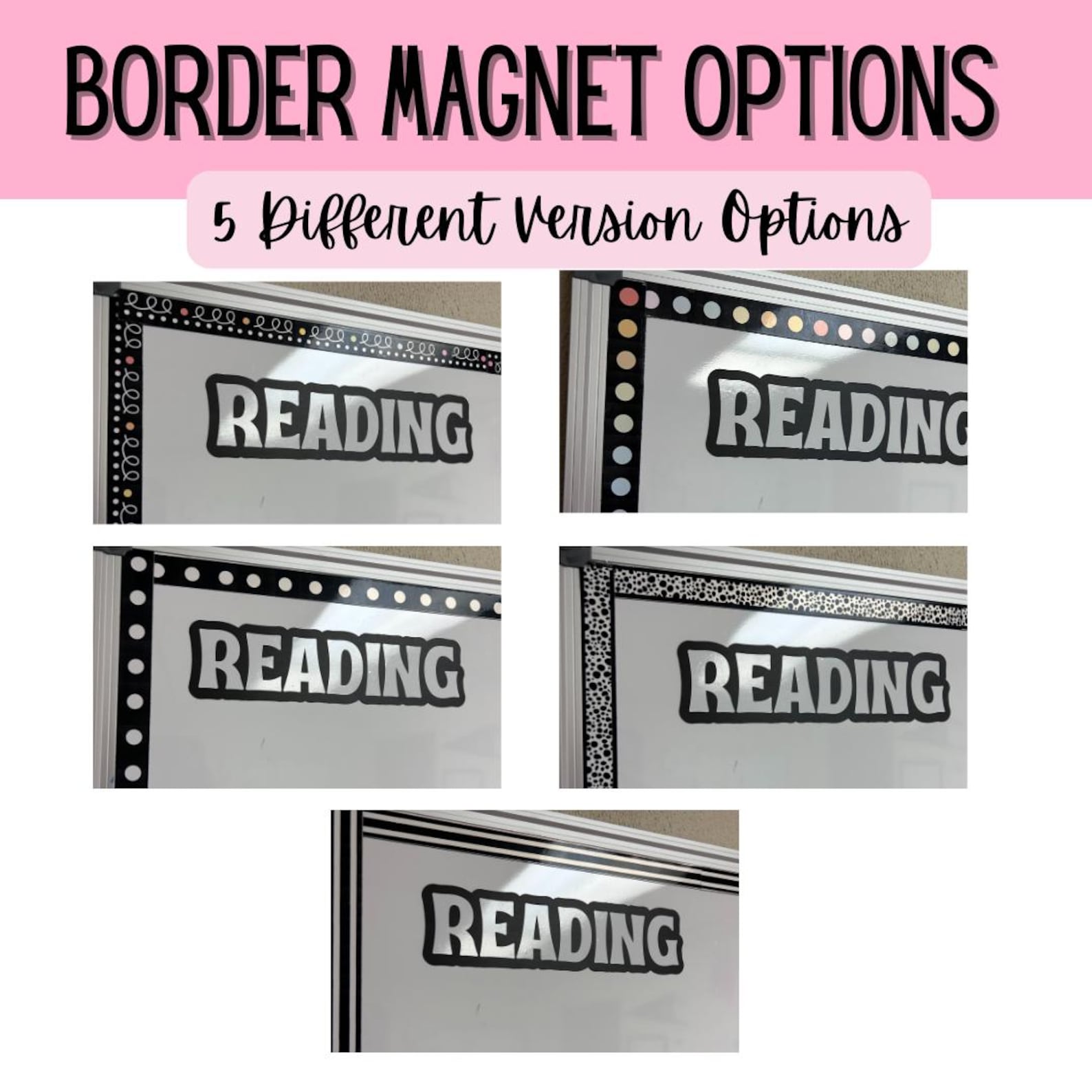 Whiteboard Border Magnets | Classroom Magnet | Teacher Organization ...