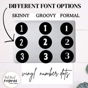 Classroom Label Numbers | Classroom Number Dots | Chromebook Labels ...