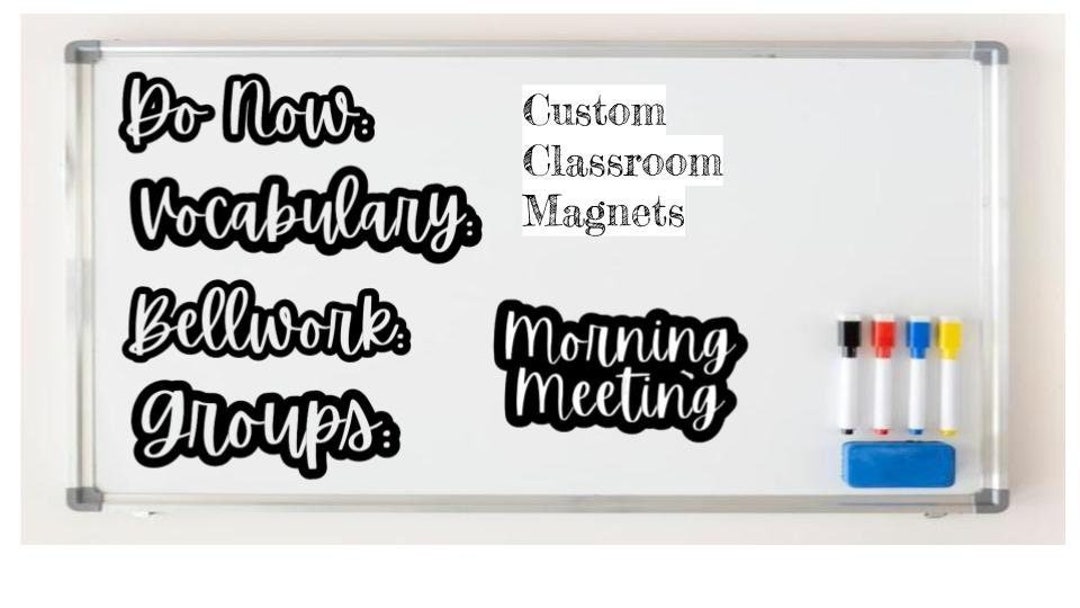 Custom Magnet for Whiteboard, Classroom Magnet, Office Magnet ...