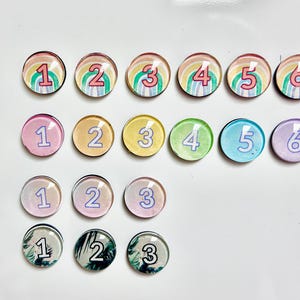 Lunch Count Classroom Magnets | Cabochon Magnets Classroom | Teacher ...