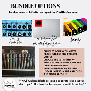 Classroom Laptop Label for Organization | Color Coded Labels Chromebook ...