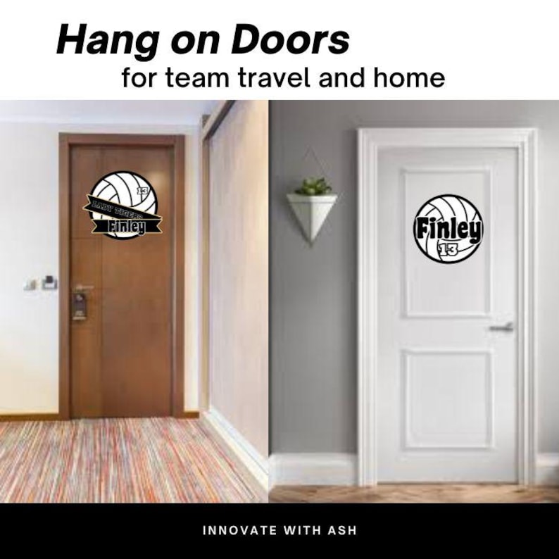 Editable Volleyball Locker Printable Cutout Sign Locker Decoration Team ...