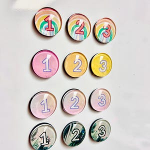 Lunch Count Classroom Magnets | Cabochon Magnets Classroom | Teacher ...