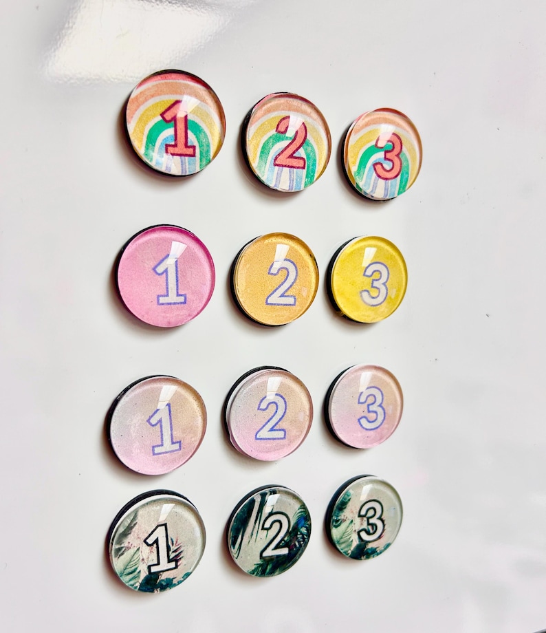 Lunch Count Classroom Magnets | Cabochon Magnets Classroom | Teacher ...