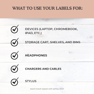 Classroom Laptop Label for Organization | Color Coded Labels Chromebook ...