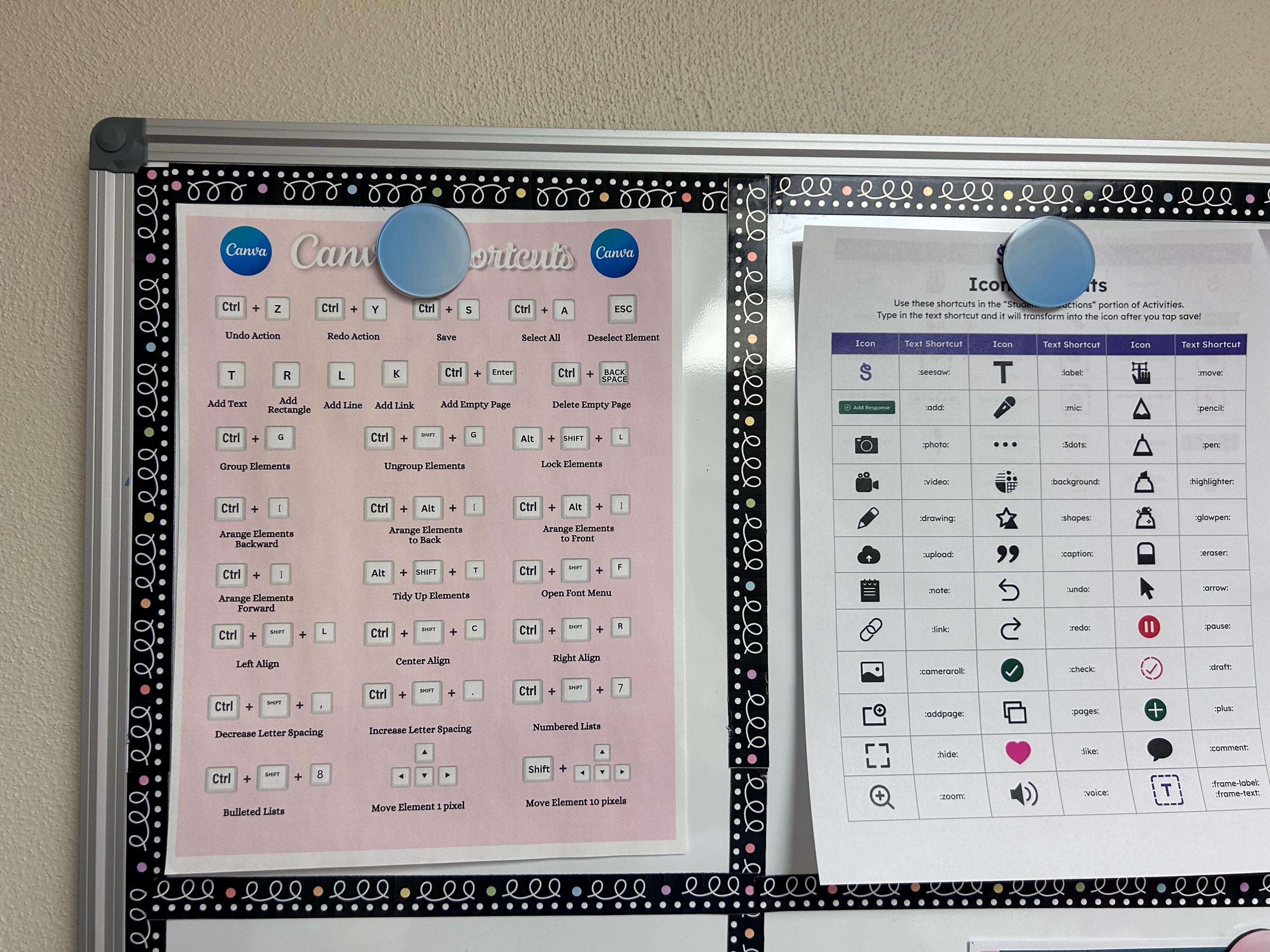Whiteboard Border Magnets | Classroom Magnet | Teacher Organization ...