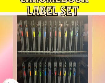 Classroom Laptop Label for Organization Color Coded Labels for ...
