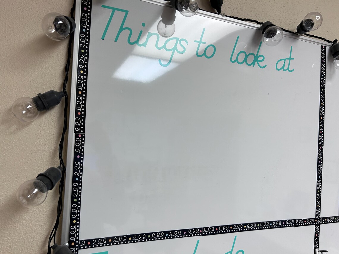 Whiteboard Border Magnets | Classroom Magnet | Teacher Organization ...