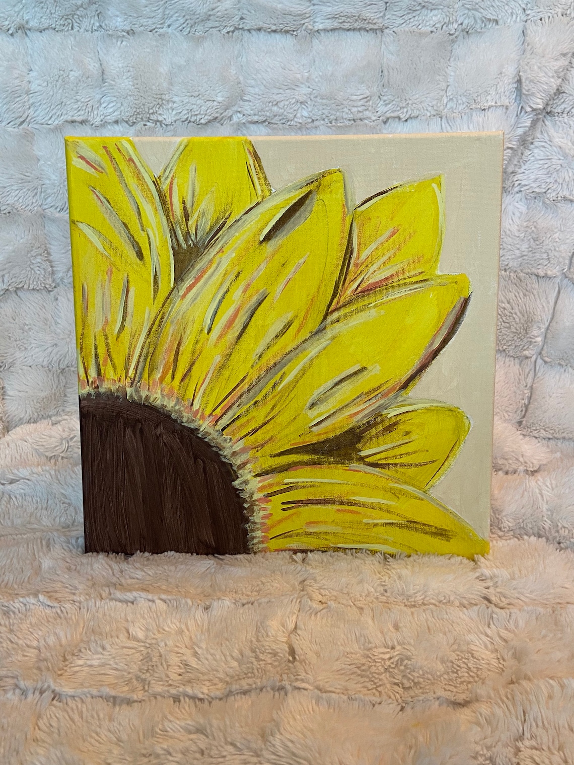 Sunflower Acrylic Painting - Etsy