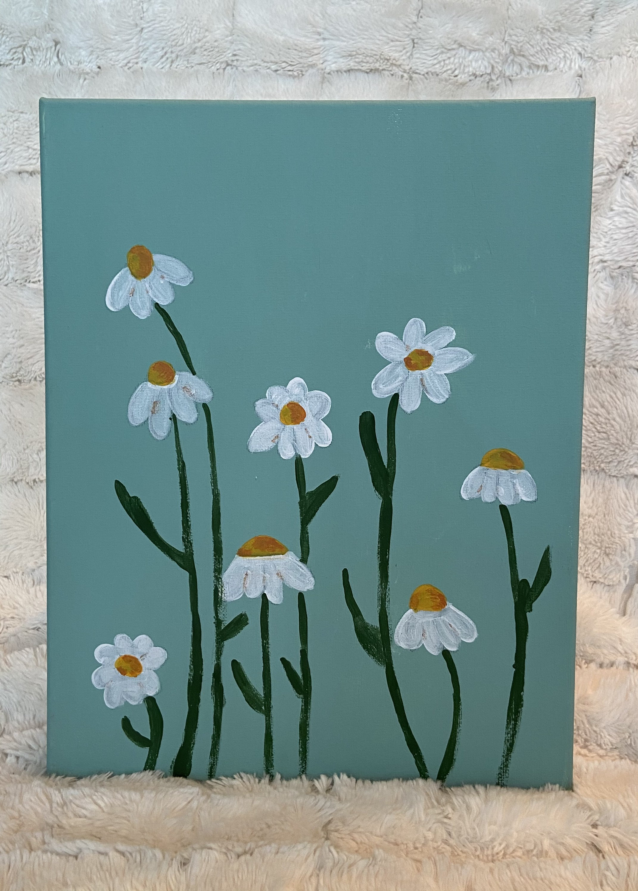 Daisy Acrylic Painting - Etsy