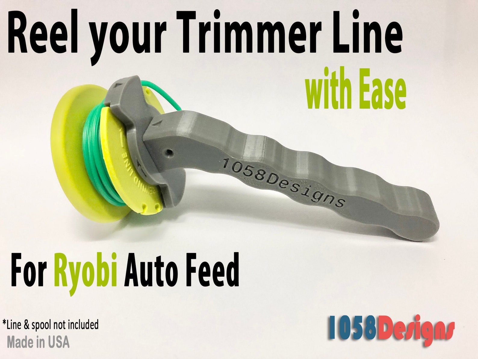 Refill Reel Tool RYOBI Trimmer Line for String Auto Feed Line Spools ...