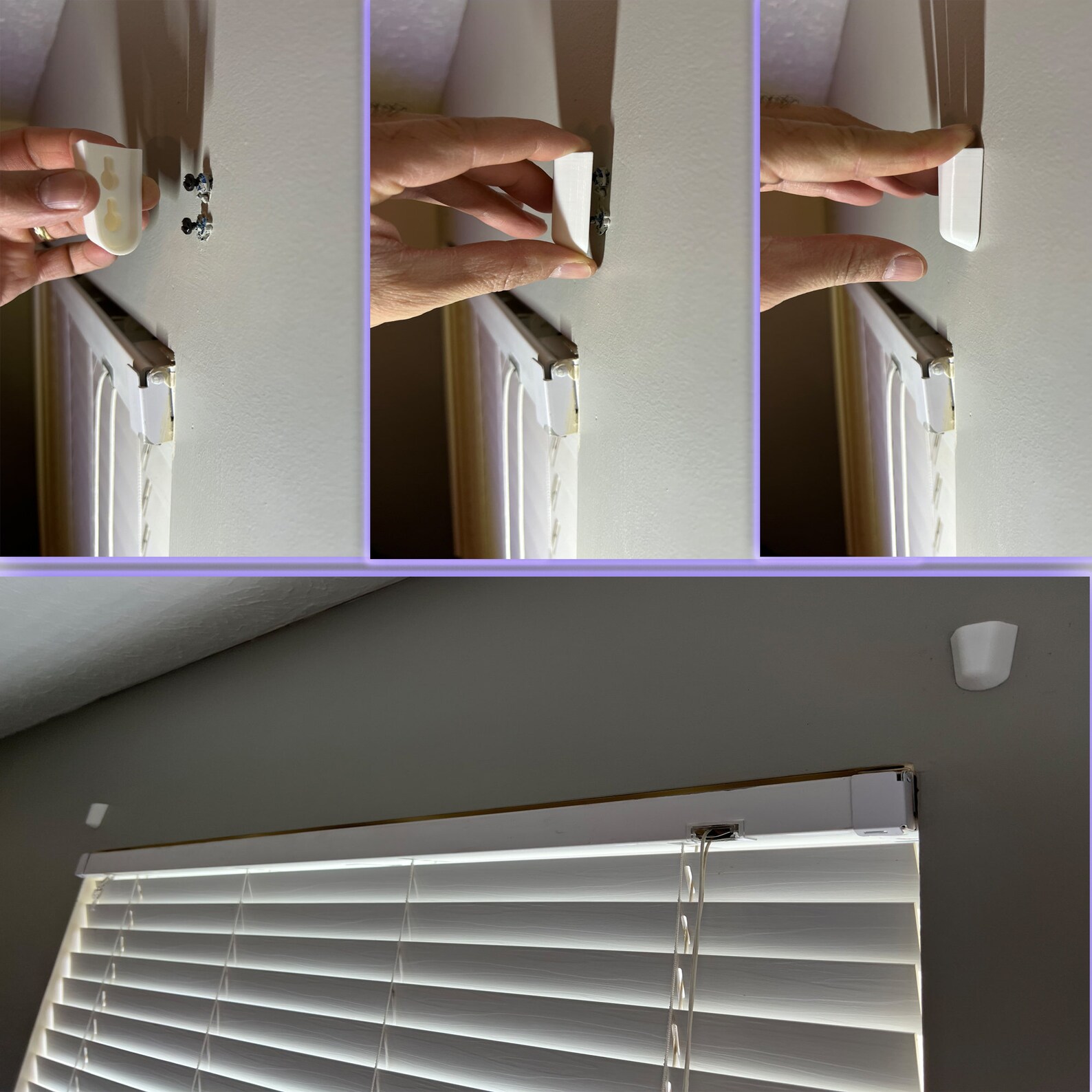 Drywall Anchor Covers (pair) Covers for Curtain Rod Drapery Mount ...