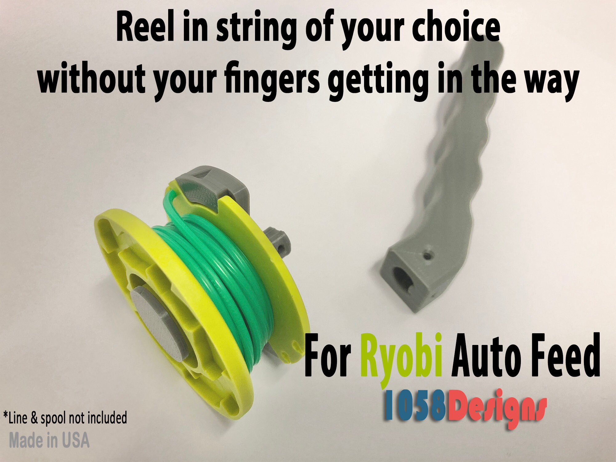Refill Reel Tool RYOBI Trimmer Line for String Auto Feed Line Spools ...