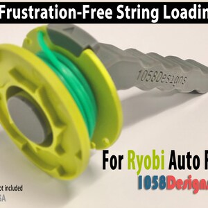 Refill Reel Tool RYOBI Trimmer Line for String Auto Feed Line Spools ...