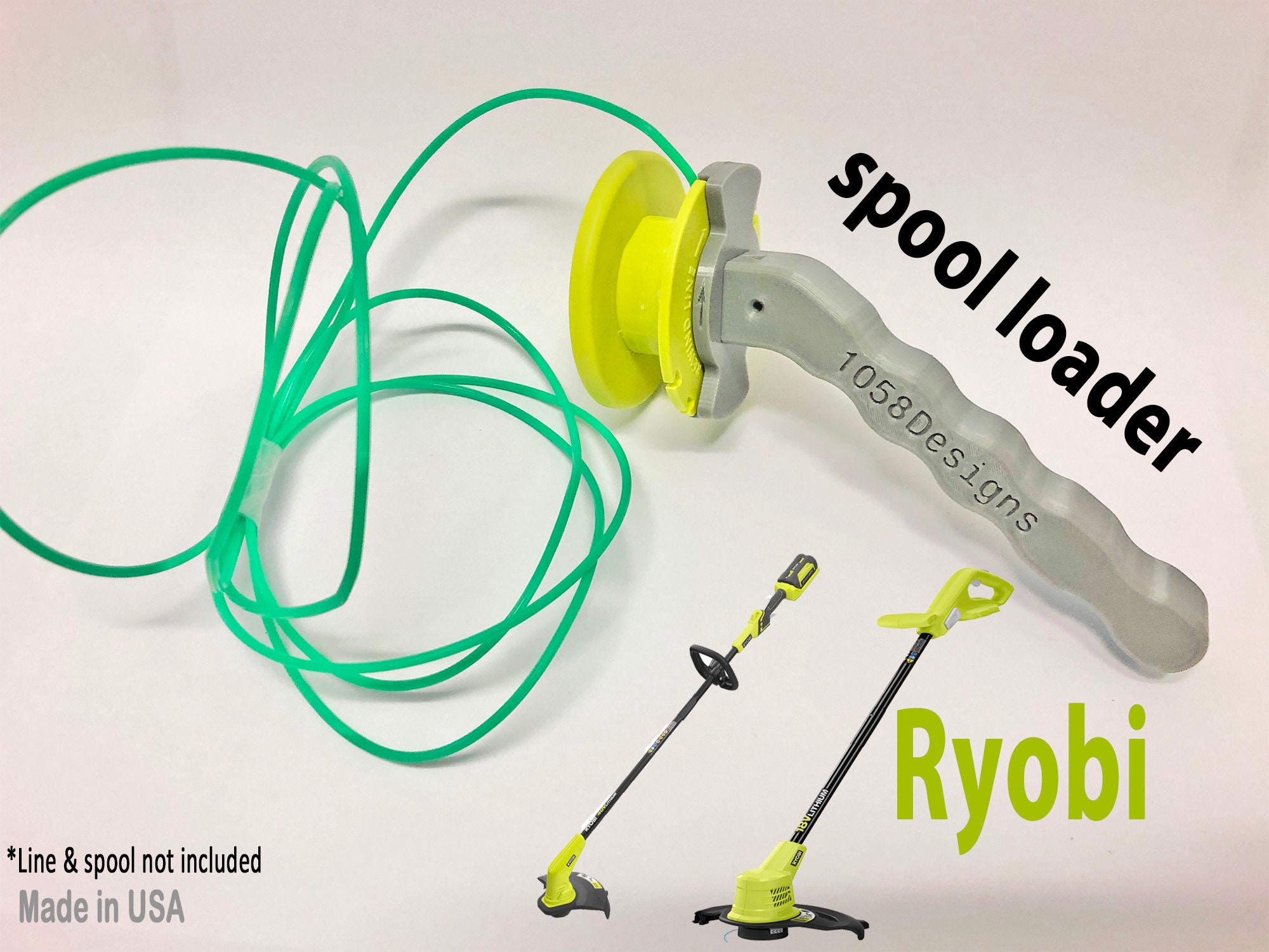Refill Reel Tool RYOBI Trimmer Line for String Auto Feed Line Spools ...