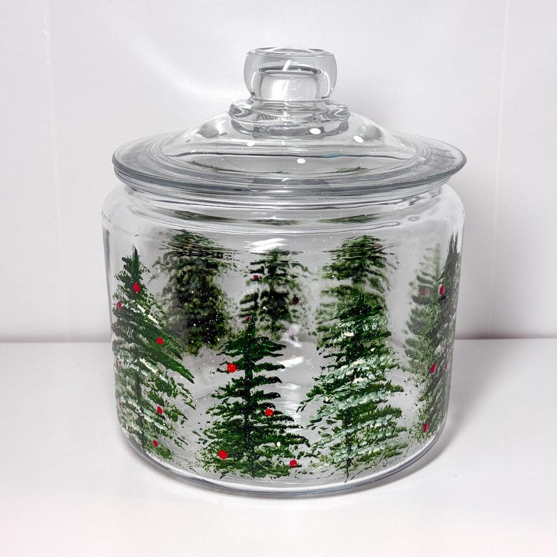 Painted Cookie Jar - Etsy