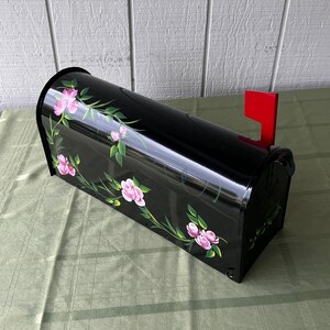 Hand Painted Roses and Vines Mailbox (version 2), Standard Size Mailbox ...