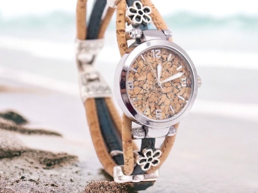 Handcrafted Cork Watch for Women | Vegan, Hypoallergenic, Unique Style ...