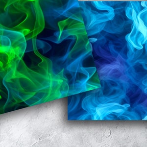 Rainbow Smoke Digital Paper, Rainbow Smoke Wallpaper, Smoke Textures ...