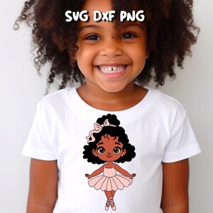 Enchanting Little Dancer SVG, DXF, PNG - Chibi Ballerina Cut Files - Etsy