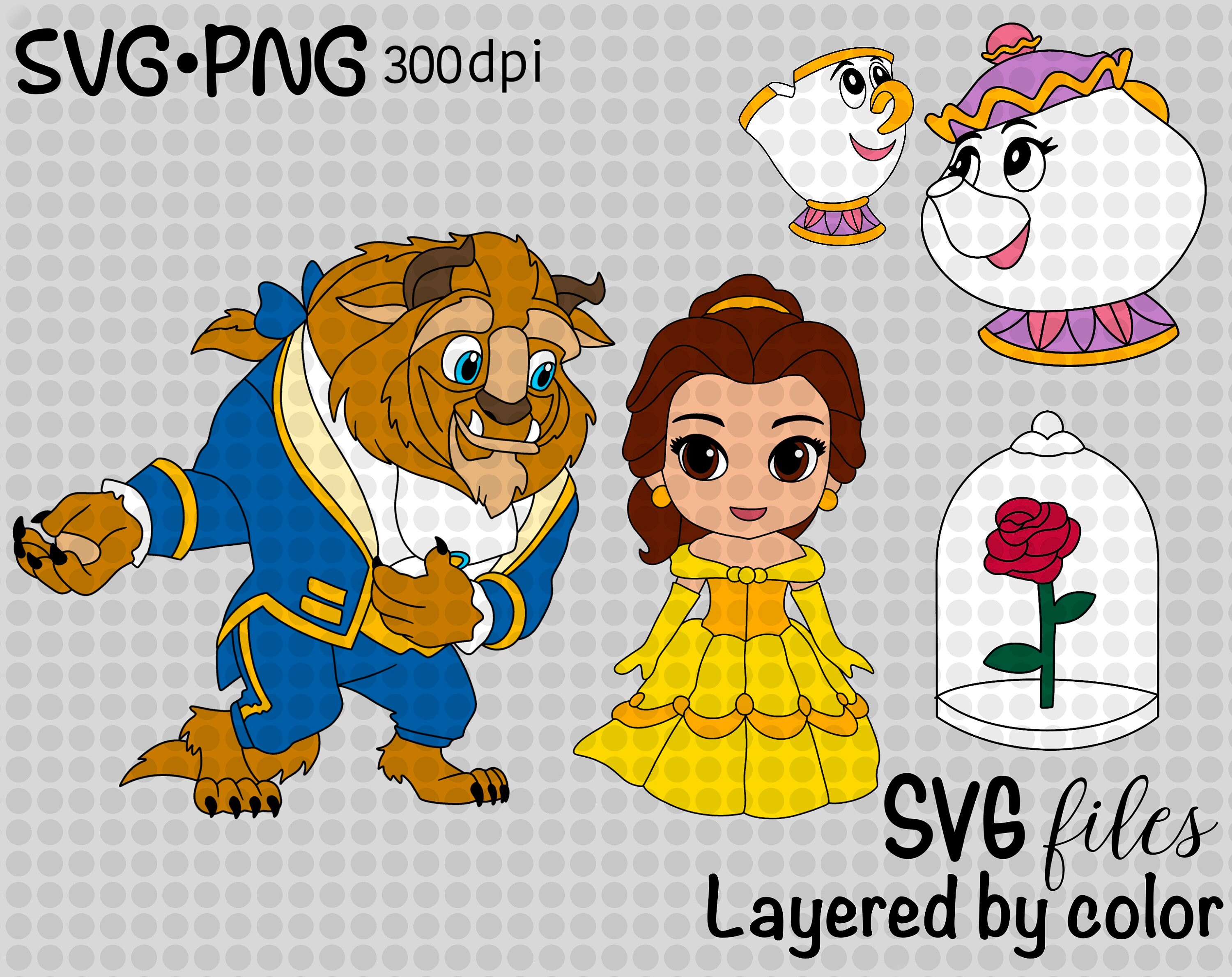 Layered SVG Cut File Princess Cuties SVG Files for Cricut | Etsy Australia