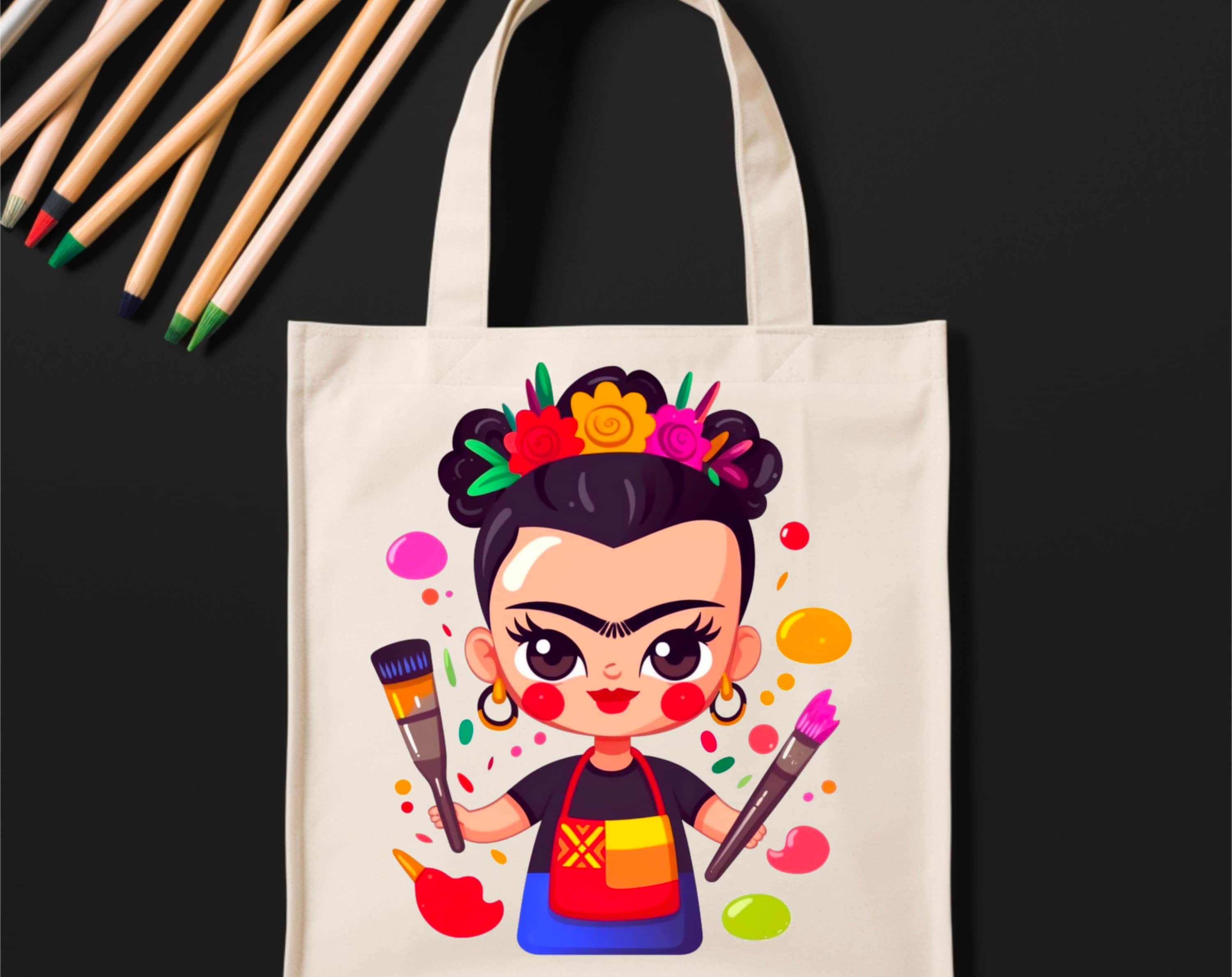 10 Cute Frida Kahlo Clipart, Strong Woman Clipart, Girls Power Clipart ...