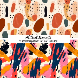 Abstract Digital Paper, Modern Digital Paper, Abstract Seamless ...