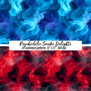 Rainbow Smoke Digital Paper, Rainbow Smoke Wallpaper, Smoke Textures ...
