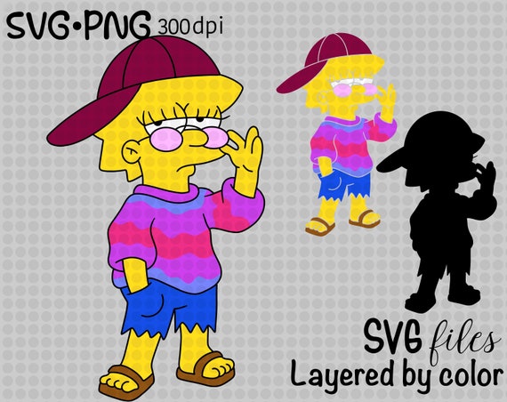 Lisa svg Layered SVG Digital Multi Layer Cut File Cricut | Etsy