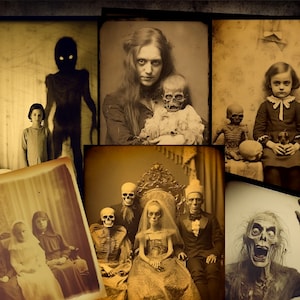 Realistic Horror Photo Bundle - 30 High-quality Printable Images ...