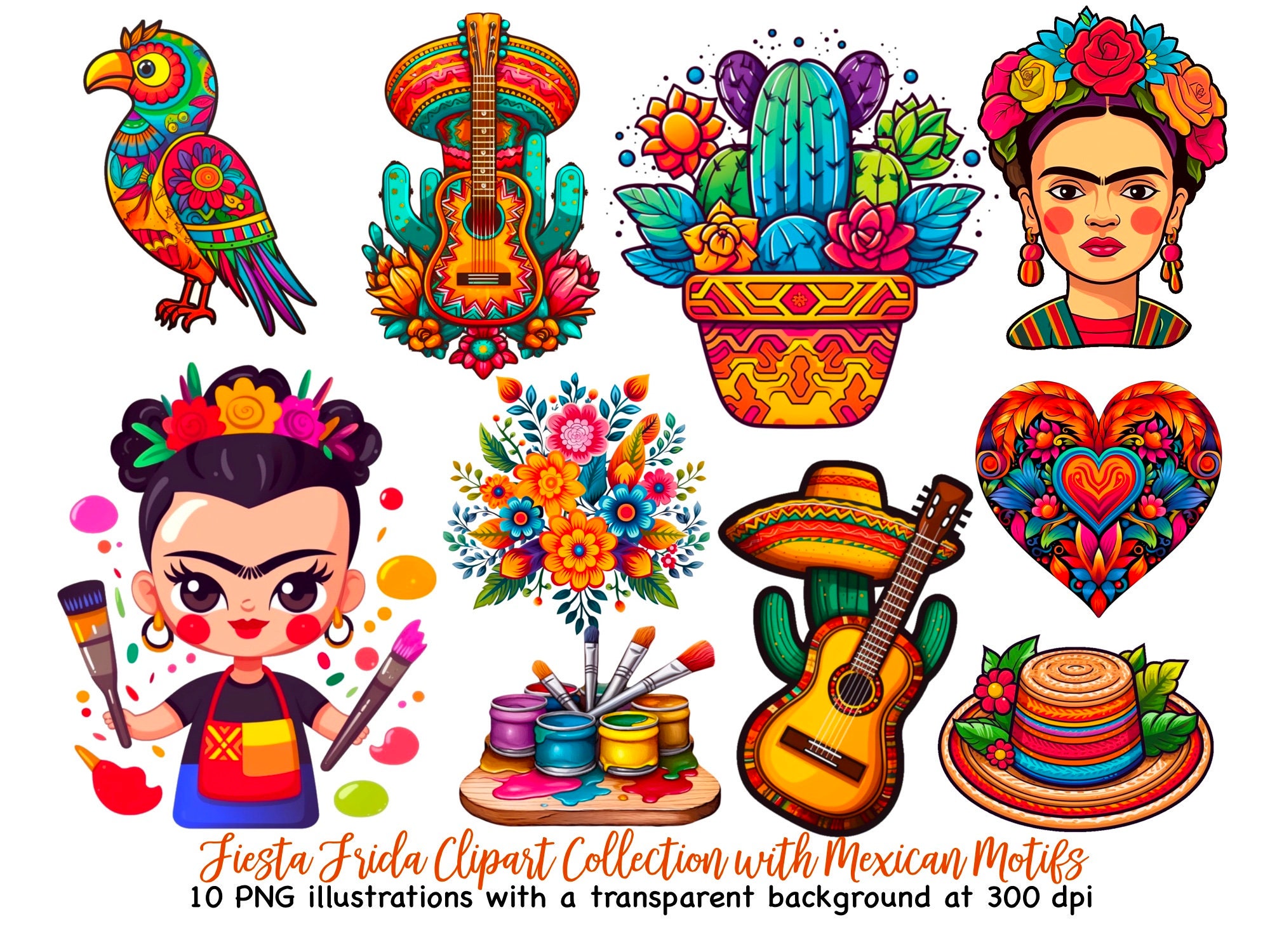 Frida Kahlo Clipart Frida Kahlo Art Project – Art Mammoth Memory