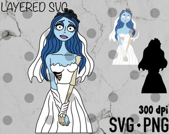 Corpse Bride Svg - Etsy