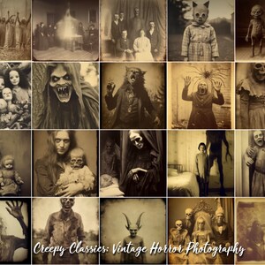 Realistic Horror Photo Bundle - 30 High-quality Printable Images ...