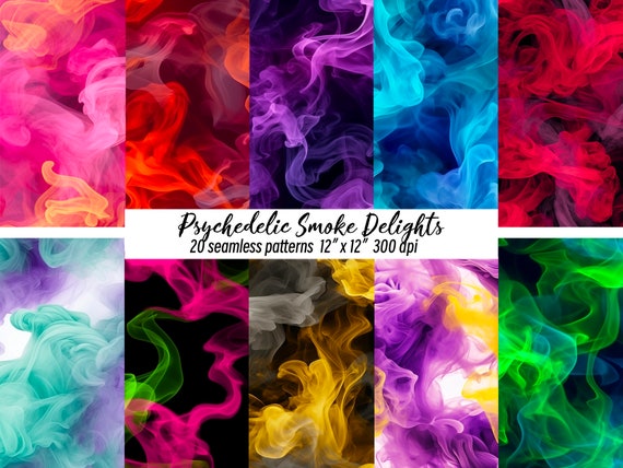 Psychedelic Smoke Wallpaper